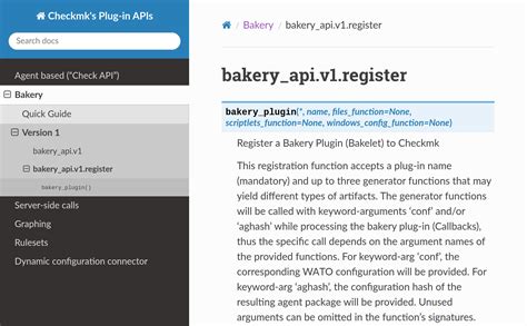 the bakery api