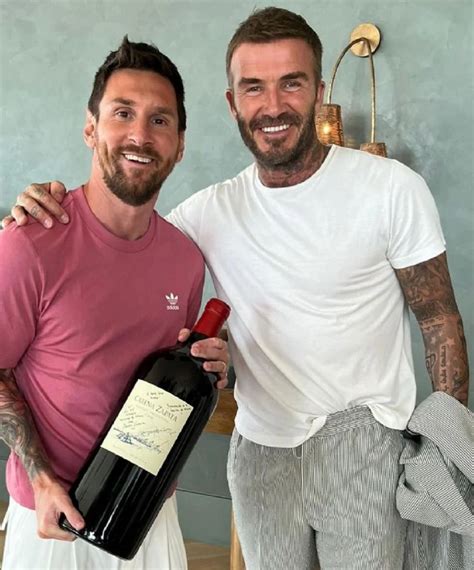 This Is The Wine That David Beckham Gave Messi For His Birthday Tapas