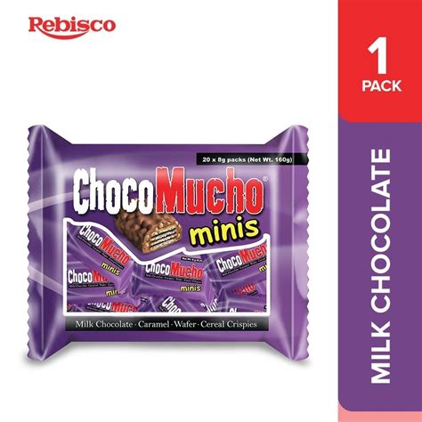 Choco Mucho Minis Milk Choco 8g X 20pcs Shopee Philippines