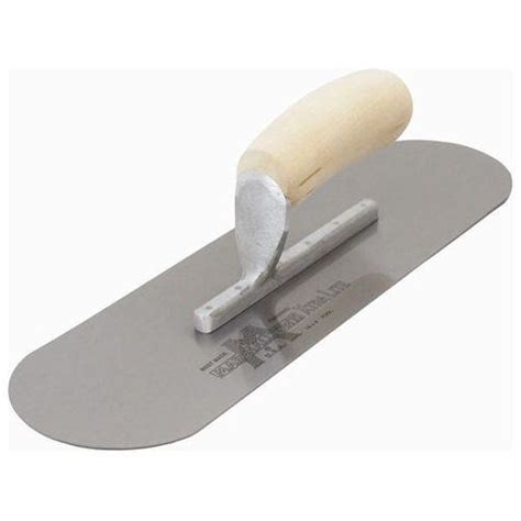 Mtmsp24 Marshalltown 24 X 4 Pool Trowel W Curved Wood Handle Craftsmens Company