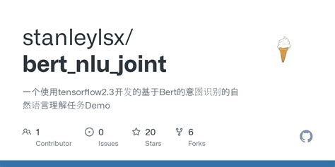 Github Stanleylsxbertnlujoint 一个使用tensorflow23开发的基于bert