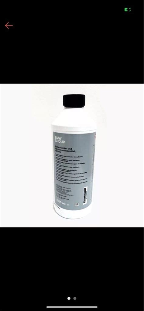 Bmw Original Engine Coolant 1 5l Car Accessories Accessories On Carousell