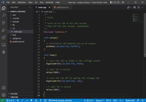 Creating Project In Platformio Using Arduino Framework Logicrom Opencpu Sdk Documentation