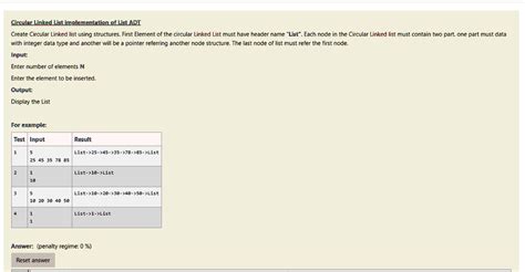 Circular Linked List Implementation Of List Adt Create Circular Linked