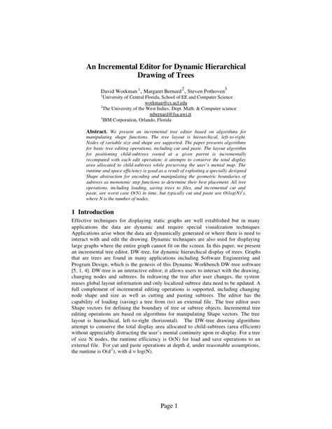 Pdf An Incremental Editor For Dynamic Hierarchical Drawing Of Trees