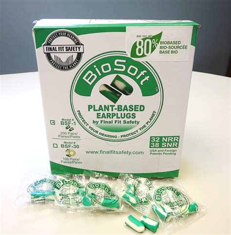 Disposable Bio Based Ear Plugs Shop For Mega Bullet™ Biosoft™