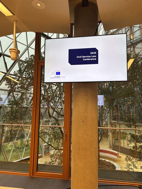 Proud To Have Co Organised The 7th Eib Group Civil Service Law Conference At The European