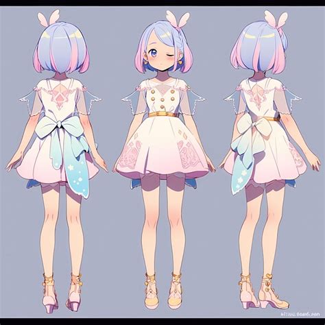 Anime Girl Dress Designs