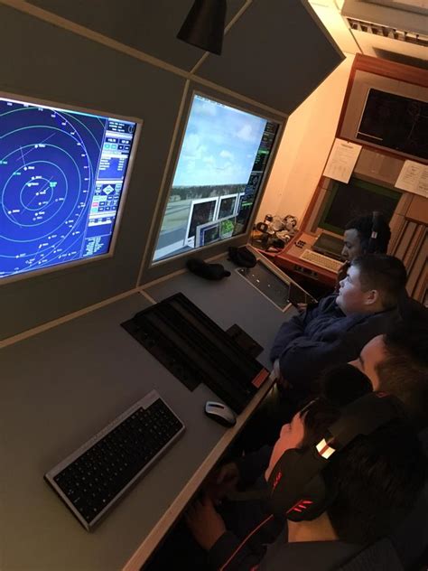 our new atc simulator being used by cadets at 184 city of