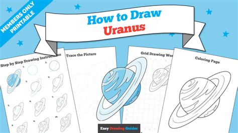 How To Draw Uranus Really Easy Drawing Tutorial
