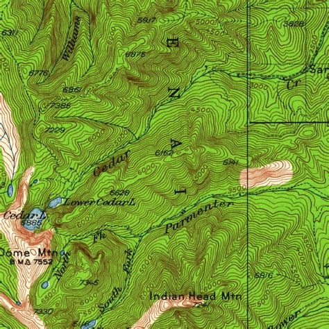 Libby Mt 1930 125000 Scale Map By United States Geological Survey Avenza Maps