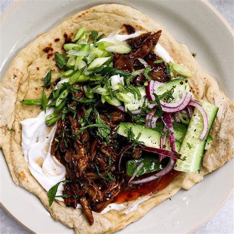 Pulled Lamb Flatbread · Dough Eyed Baker