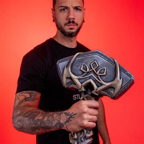 3d Printable Mjolnir By Stlflix