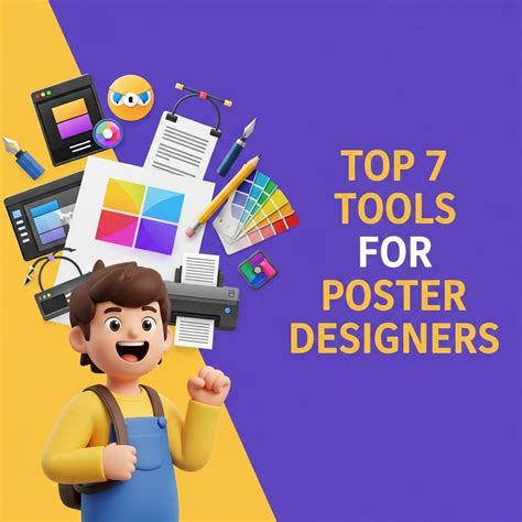 Top 7 Essential Tools For Poster Designers