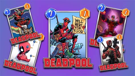 Marvel Snap Deadpool Variants List Gamerevolution