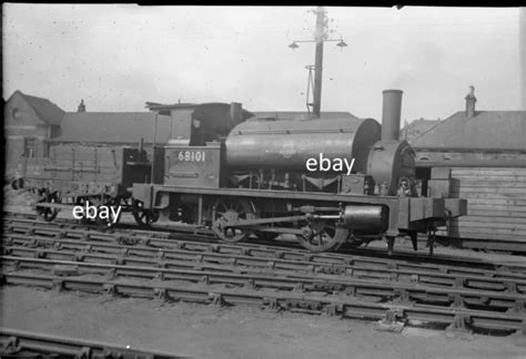 Original Larger Negative Of Br Lner Class Y9 0 4 0st Steam Loco 68101 £