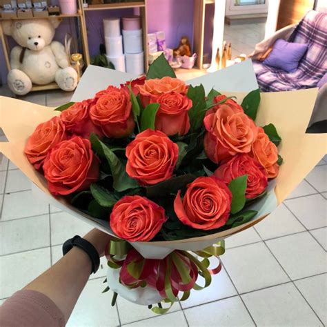 Купить Арт 0465 21 роза 50см в оформлении в Хабаровске с доставкой