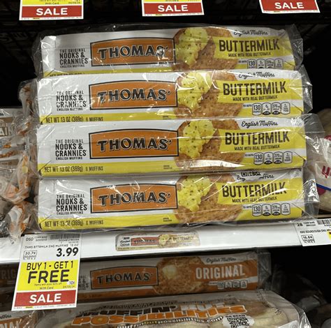 Thomas Swirl Bread And English Muffins Are B1g1 Free At Kroger Kroger Krazy
