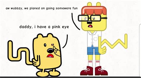 Wubbzy Gets A Pink Eye On Fathers Day By Sukkkkk On Deviantart