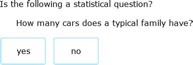 IXL Identify Statistical Questions Geometry Practice