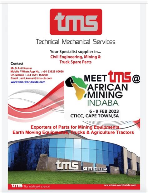 Contact Tms To Get All Your Requirements Of Parts For Mining Equipments