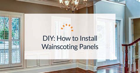 Diy How To Install Wainscoting Panels