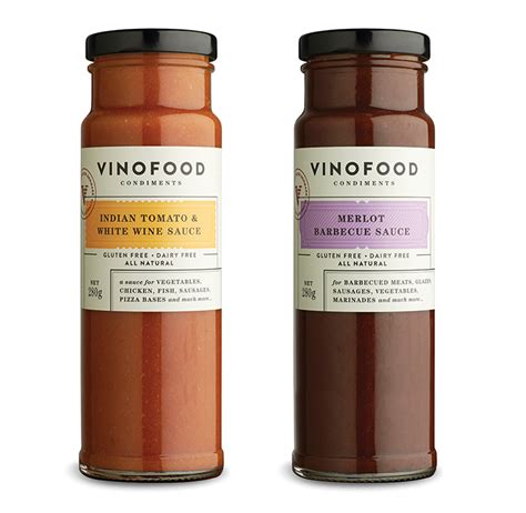 Vinofood Condiment Label Design — Manifesto Design