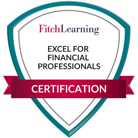 Excel For Financial Professionals Certificate Credly