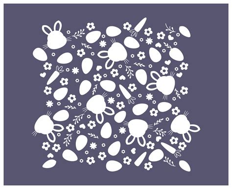 Páscoa 09 Stencil 16 X 13 Cm Soft Stencil