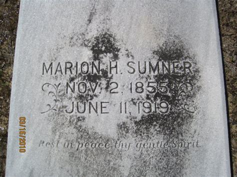 Marion Houston Sumner 1855 1919 Find A Grave Memorial