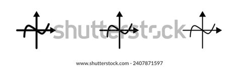 Tangent Vector Illustration Set Mathematical Tangent Stock Vector