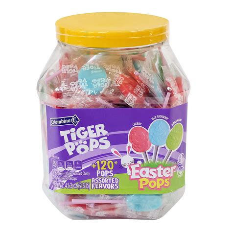 Tiger Pops Easter Pops 120 Count Each