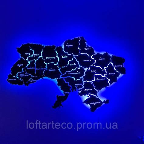 Купить Деревянная карта Украины, карта Украины с дерева,карта Украины с ...