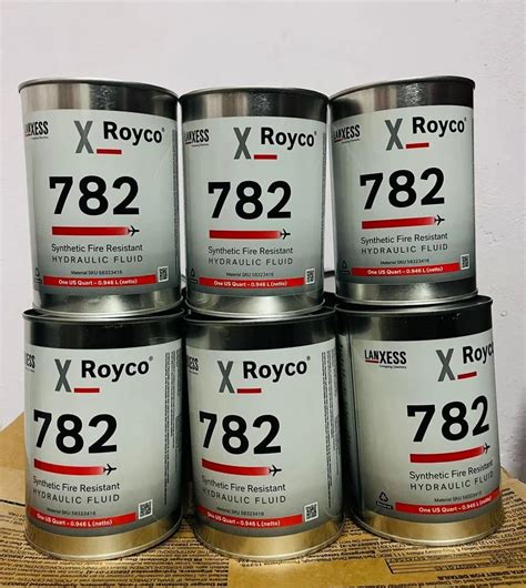 Royco 782 Fire Resistant Hydraulic Fluid Mil Prf 83282d Packaging Size