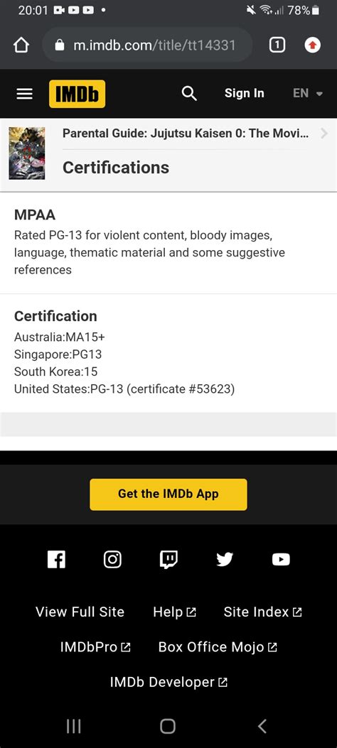 Jujutsu Kaisen 0 Movie Has An Official Mpaa Age Rating Now R