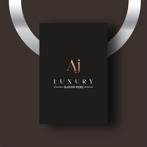Premium Vector Aj Logo Design Vector Image
