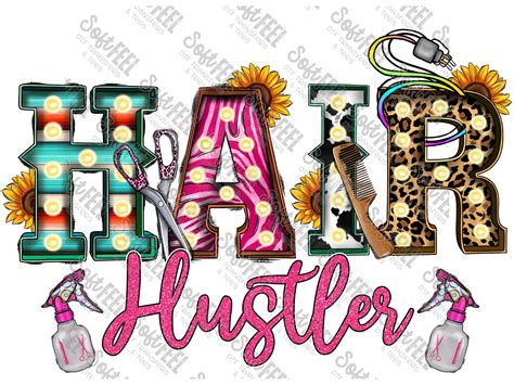 Hair Hustler Womens Occupations Direct To Film Transfer Dtf