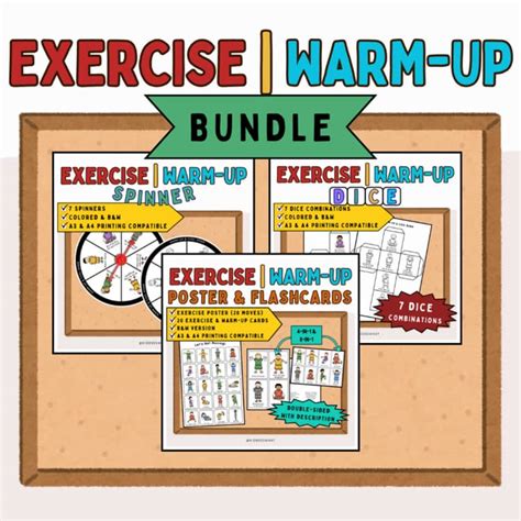 Exercise And Warm Up Bundle Brain Break And Movement Activities By