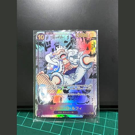 Gear 5 Luffy Manga One Piece Tcg For Collection Purpose Only Shopee