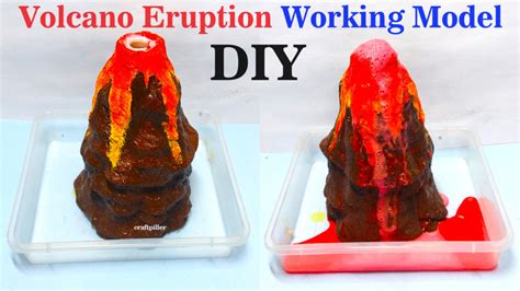 How To Make 3d Volcano Eruption Model For A Science Exhibition Project