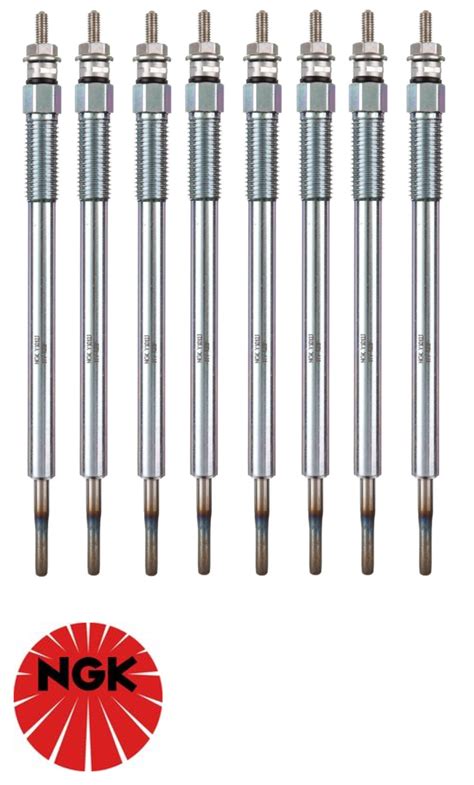 Set Of 8 Ngk Glow Plugs To Suit Toyota Landcruiser Vdj76r Vdj78r Vdj79