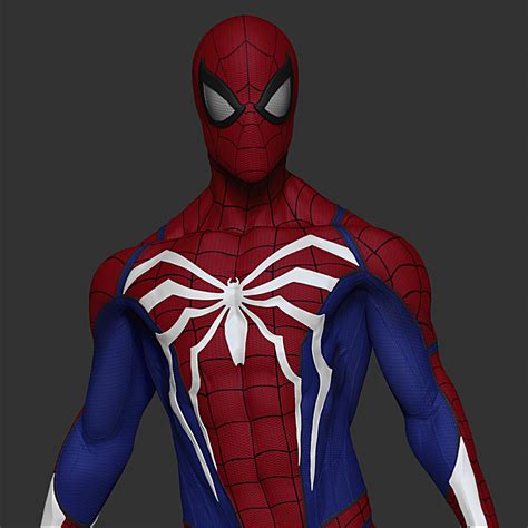 Artstation Spider Man Ps4 Fanart 3dprint Ready Game Assets