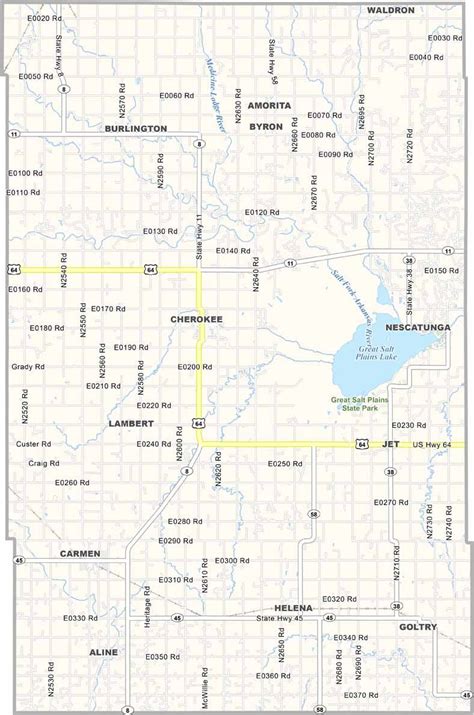 Payne County Map Oklahoma Us County Maps