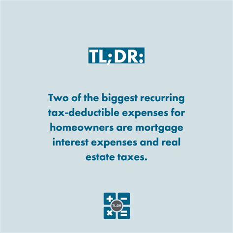 Housing Tax Deductions And Limitations Tldr Accounting