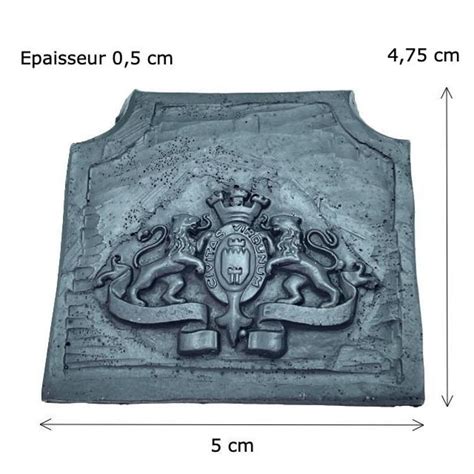 Plaque De Cheminée Miniature Miniaputiens