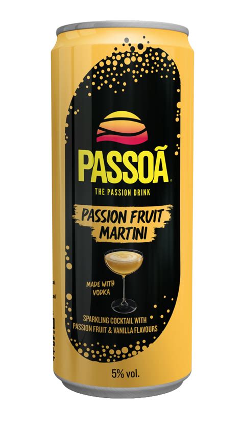 PassoÃ Passion Fruit Martini Can Maxxium Belux