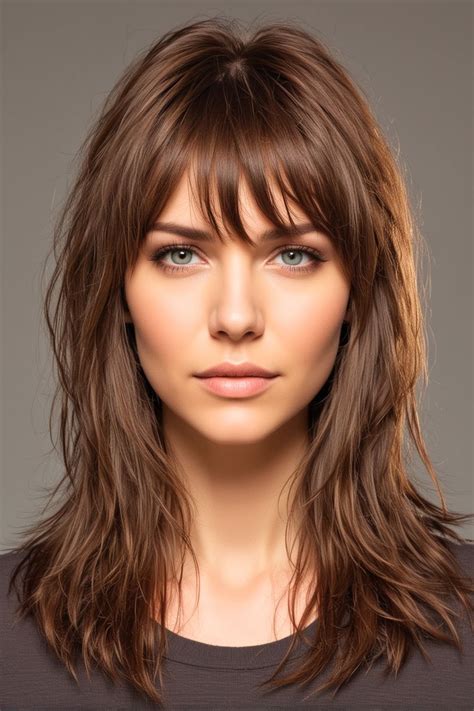 30 Long Shag Haircut With Bangs 2025 Fashion Trend Hacks