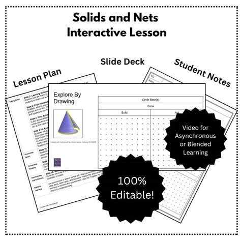 Classifying Solids And Nets Lesson Slide Deck Notes And Practice