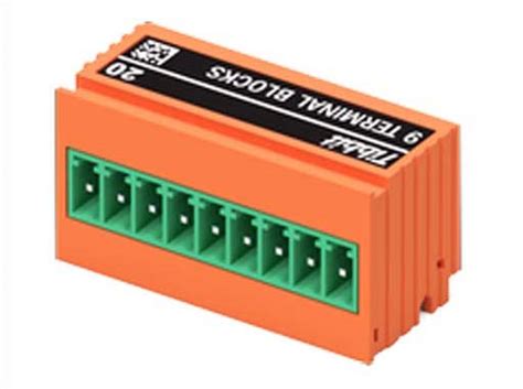 Tibbit Block 20 Nine Terminal Blocks Robotshop