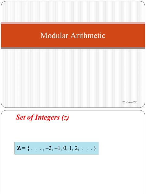 Ch 01 B Modular Arithmetic Pdf Matrix Mathematics Abstract Algebra